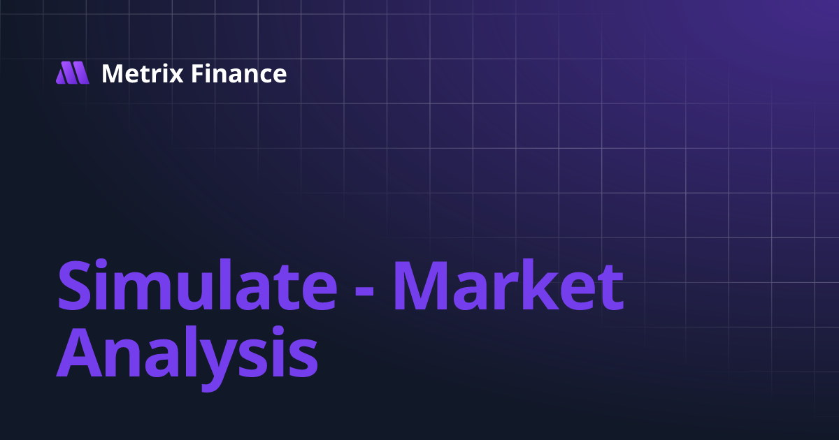 Simulate - Market Analysis | Metrix Finance